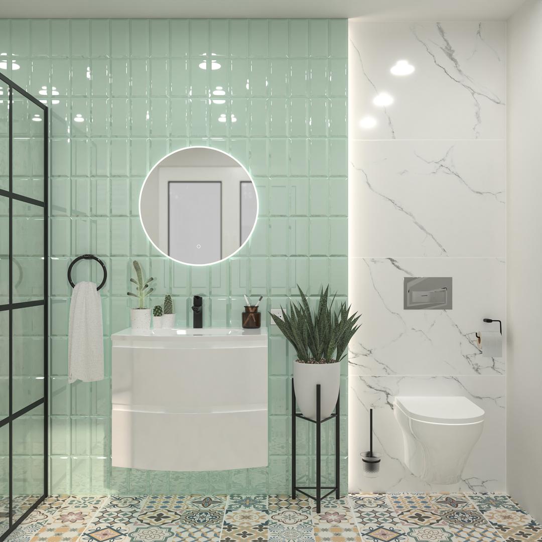 Model amenajare baie stil modern - Remily | Dedesign