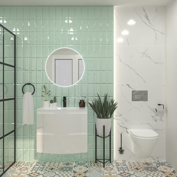 Model amenajare baie stil modern - Remily | Dedesign